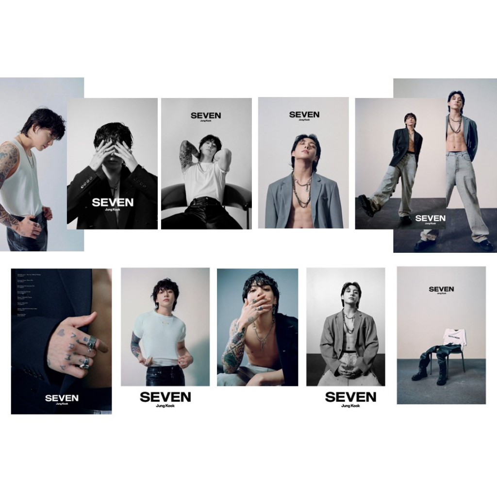 Jungkook Seven Posters / Seven Jungkook Posters with FREE Poster Box ...