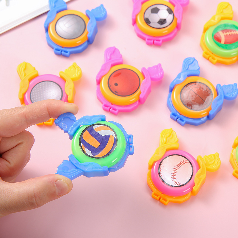 Colorful Shooter Finger Toys Ejection Mini Flying Disc Shooter Children ...