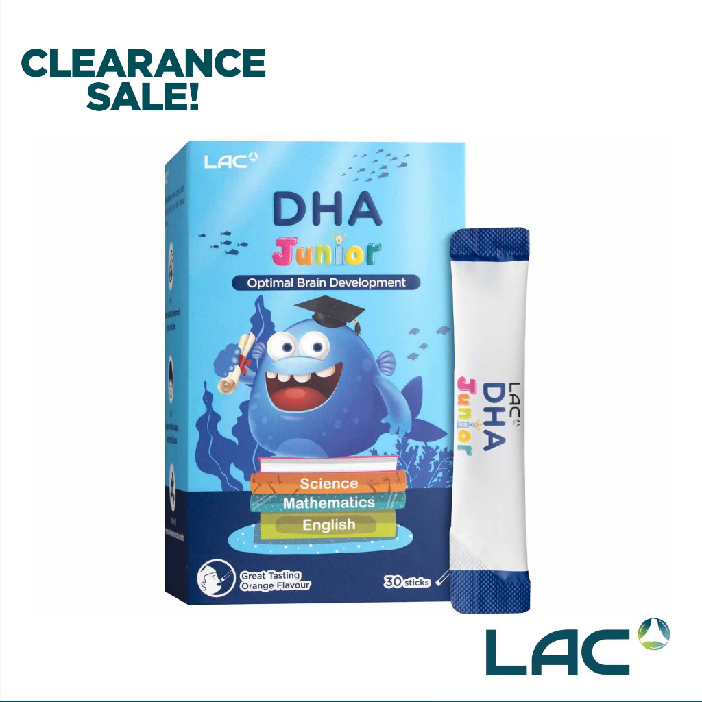 LAC DHA Junior Orange Powder 30 Sticks (Consume within January 2025 ...