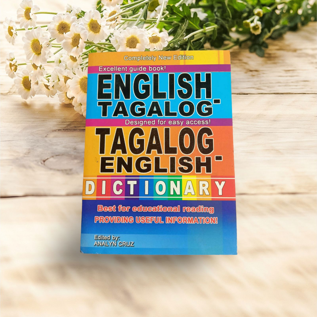 English Tagalog Tagalog English Dictionary By:Analyn Cruz | Shopee ...