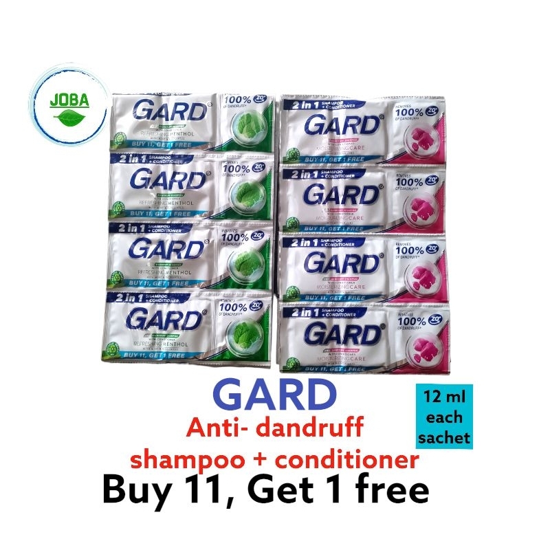 GARD SHAMPOO 12ml ( 11+1FREE ) | Shopee Philippines