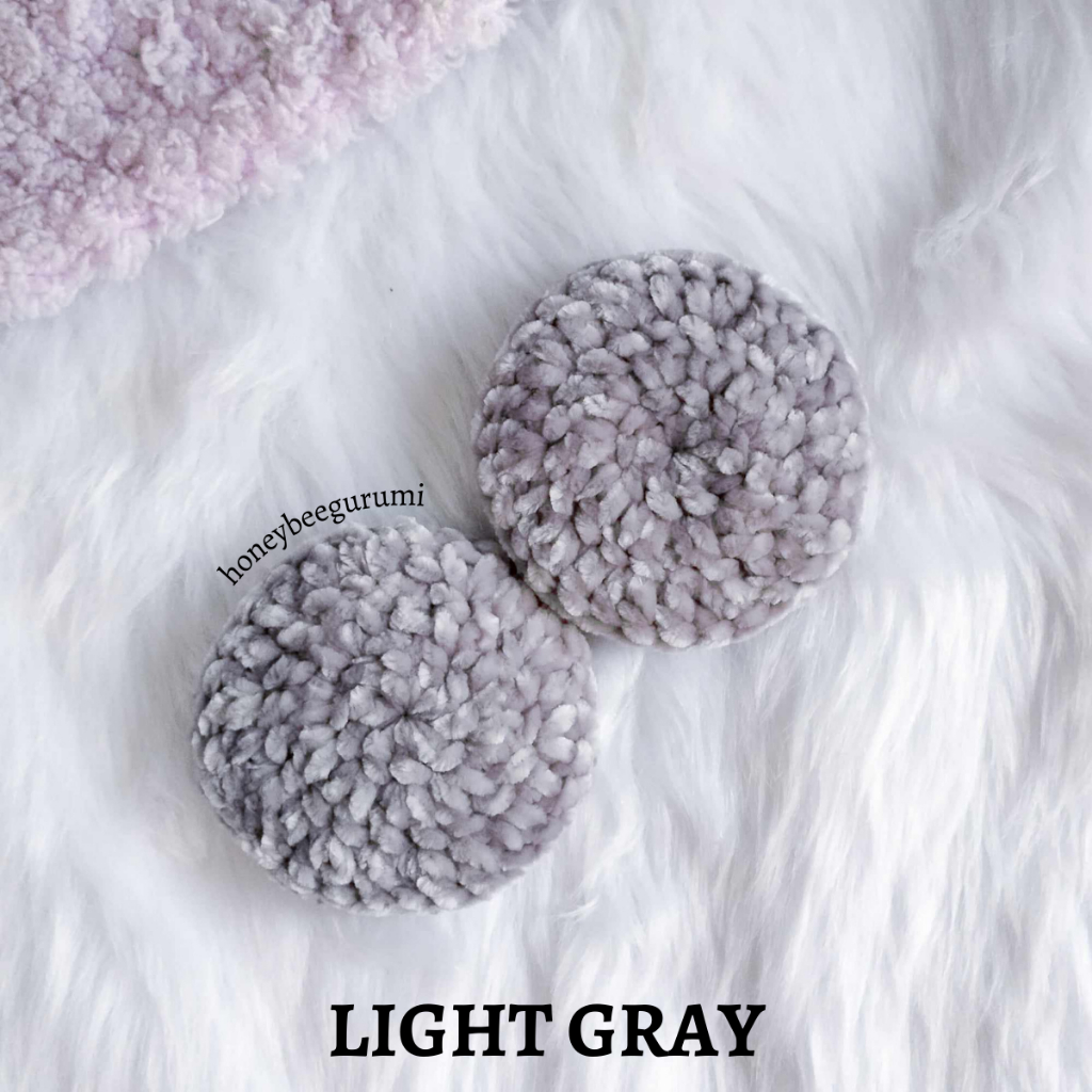 SOFT VELVET CROCHET HEADSET COVER 6 cm 2.5 inches Mic Cover Foamies ...