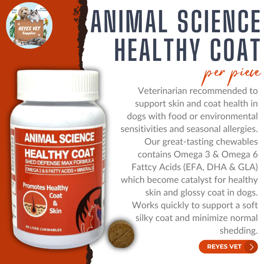 [VET SUPPORT] Animal Science Healthy Coat (Per piece / Tingi) For Coat ...