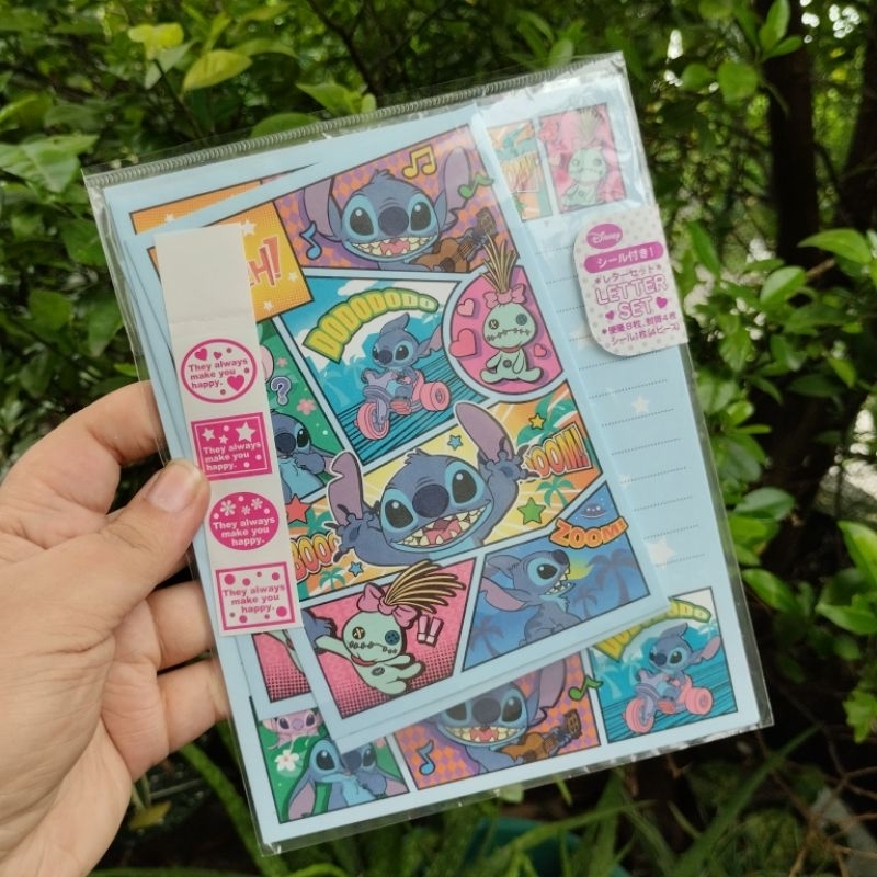 DISNEY Lilo & Stitch Stationary Letter Set | Shopee Philippines