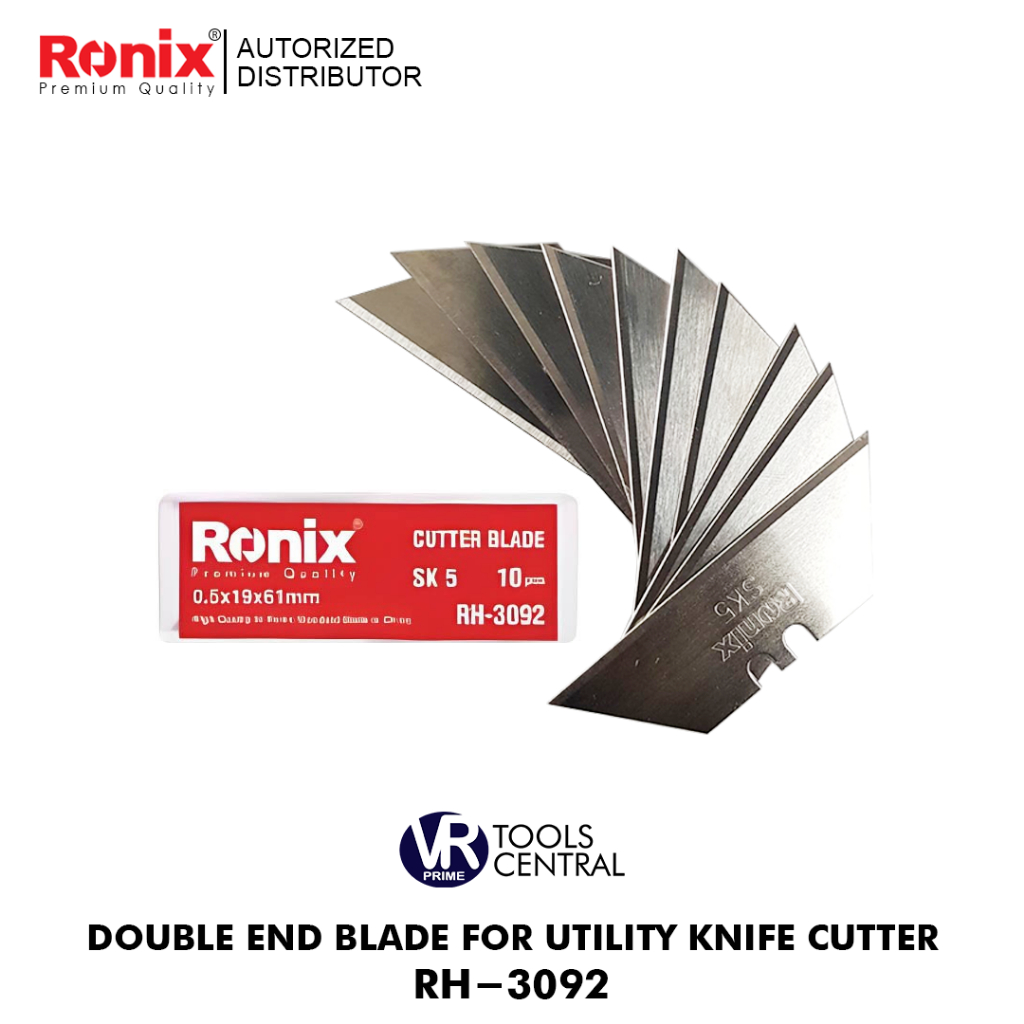 Ronix ® By VR Prime - Double End Blade for Utility Cutter - (RH-3092 ...