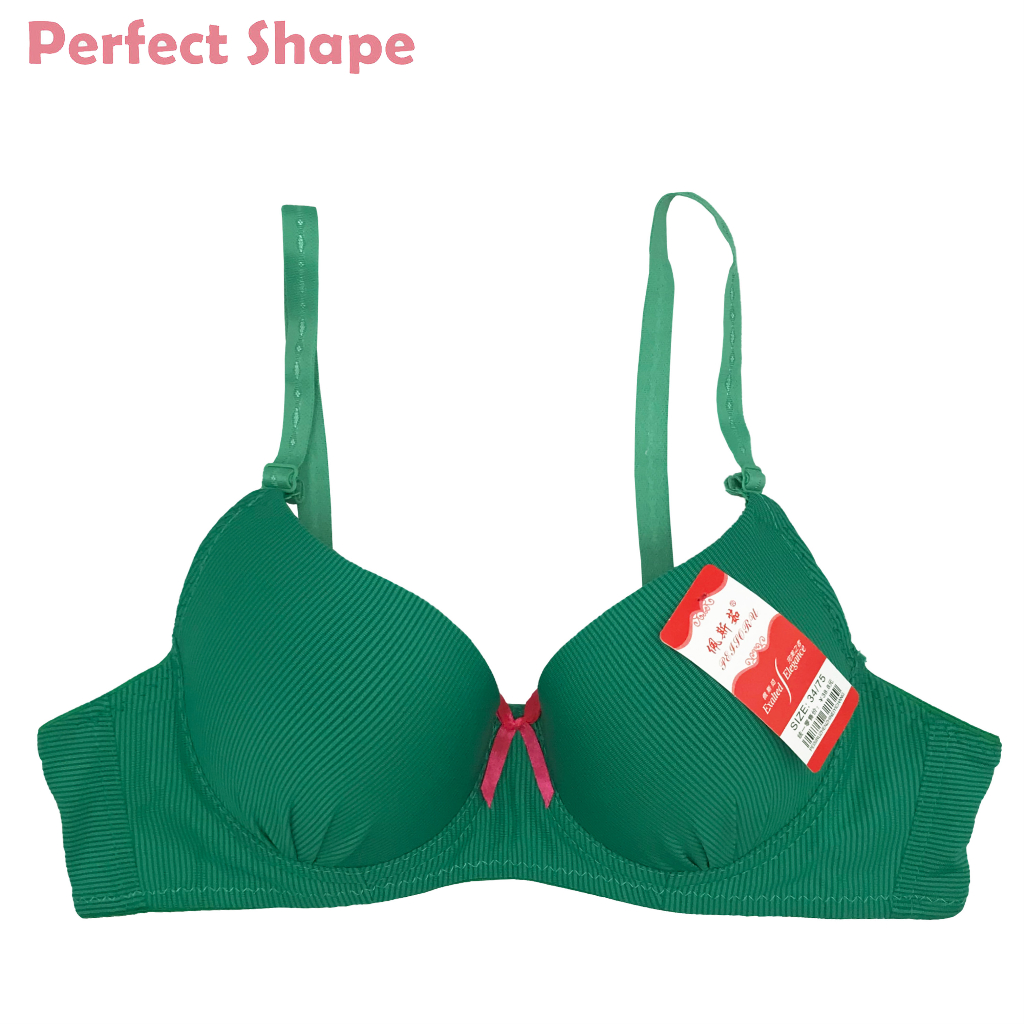 Perfect Shape Cup A Basic Underwire Bra Stripe Design (1pc) | Shopee ...