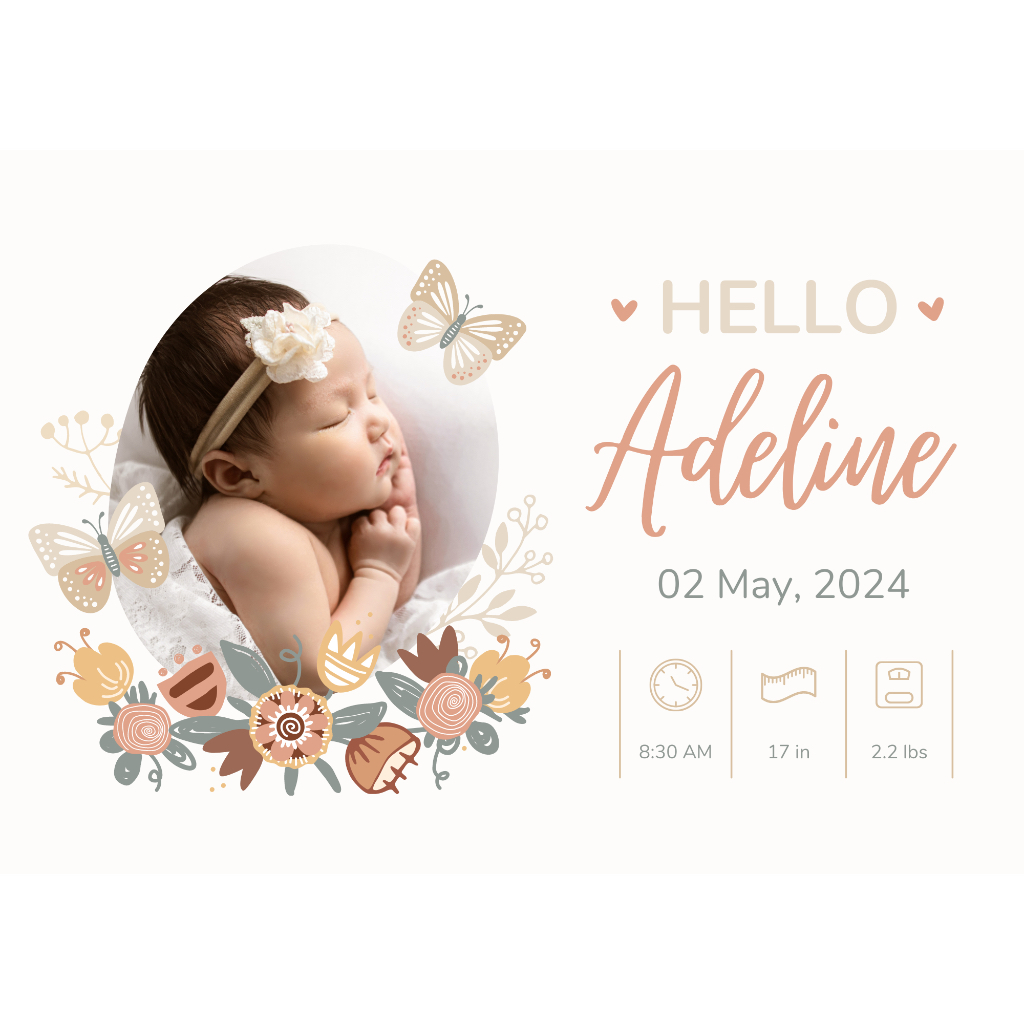 Birth Frame | SINTRA | Shopee Philippines