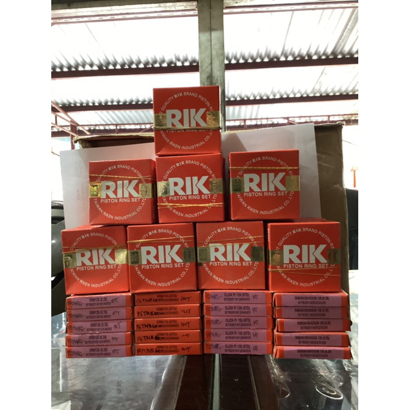 RIK PISTON RINGS XRM110/XRM125/TMX125/RAIDER150/GD110(SMASH115 ...