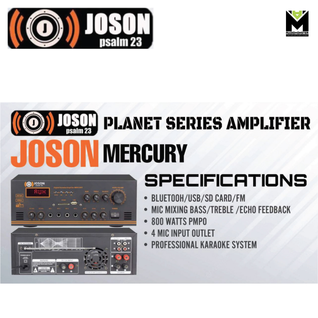 Original Joson Mercury 160Watts Professional Power Amplifier with ...