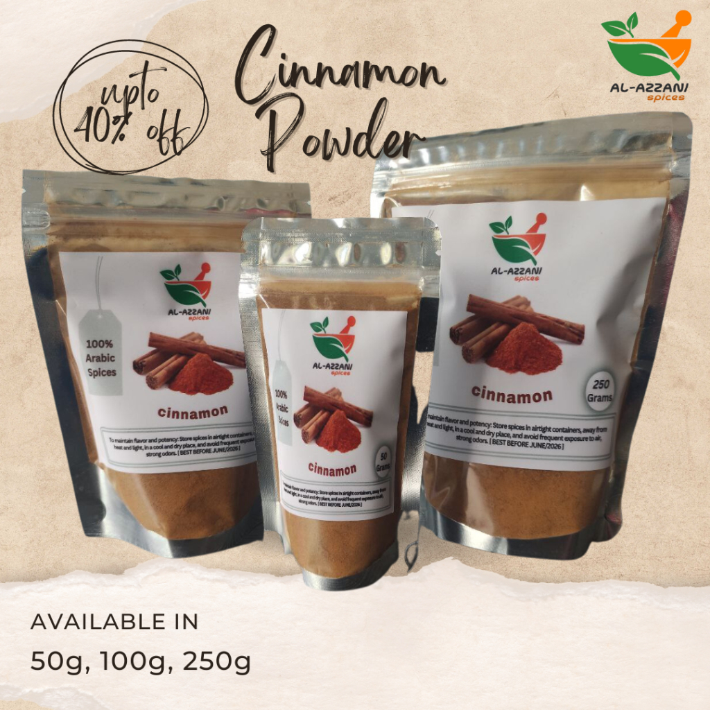 Cinnamon Powder Original Arabic Spices 50g 100g 250g RESEALABLE POUCH ...