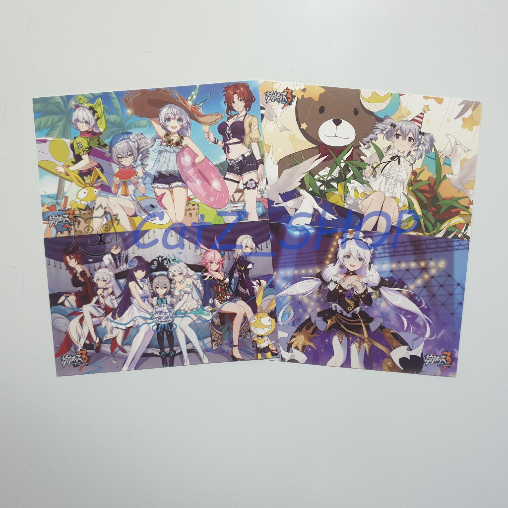 Honkai Impact 3 Official Postcards Game CG Version | Shopee Philippines