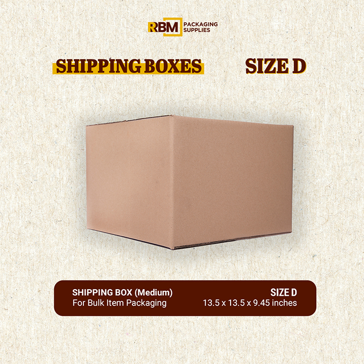 Shipping Boxes (MEDIUM) | Corrugated Box | Size D (10 PCS) | Shopee ...