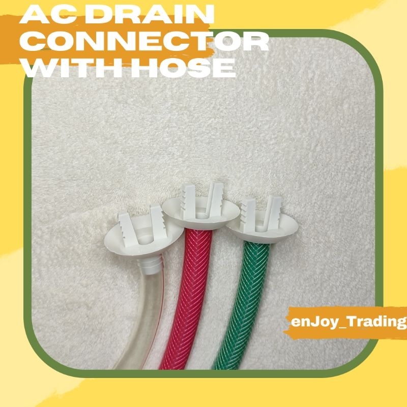 Aircon Drain Hose Connector With Hose And Hose Clamp For Circle Drain ...