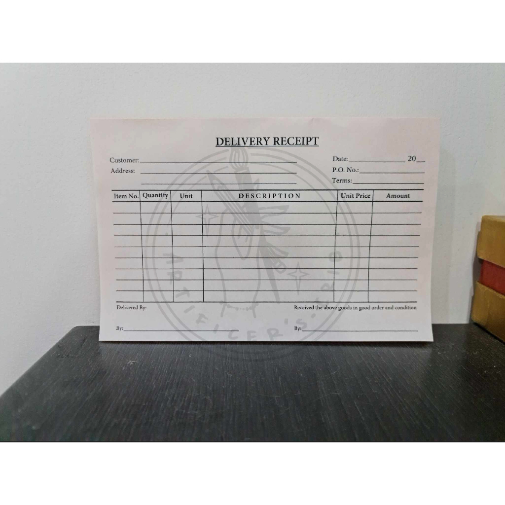 [100 Sheets] Business Form - Delivery Receipt/Resibo Padded (2 Copies ...