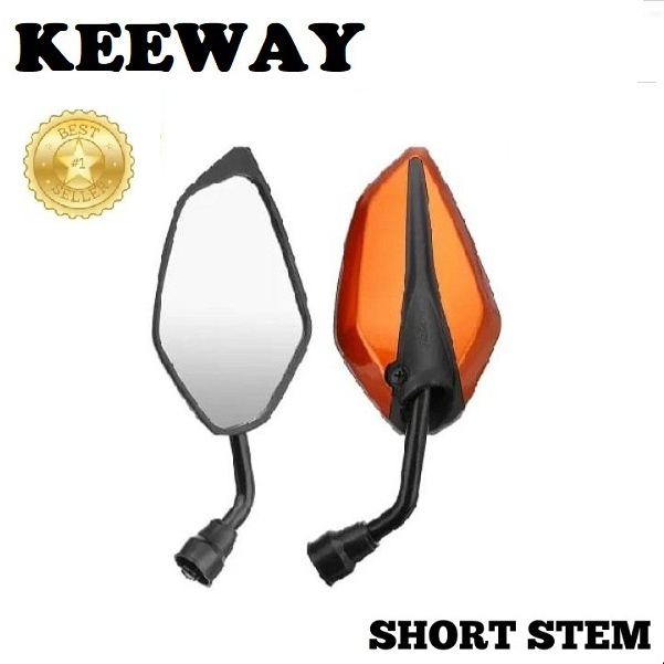 KEEWAY CS 110 | Motorcycle Side Mirror Short Stem | 3 Color Available ...