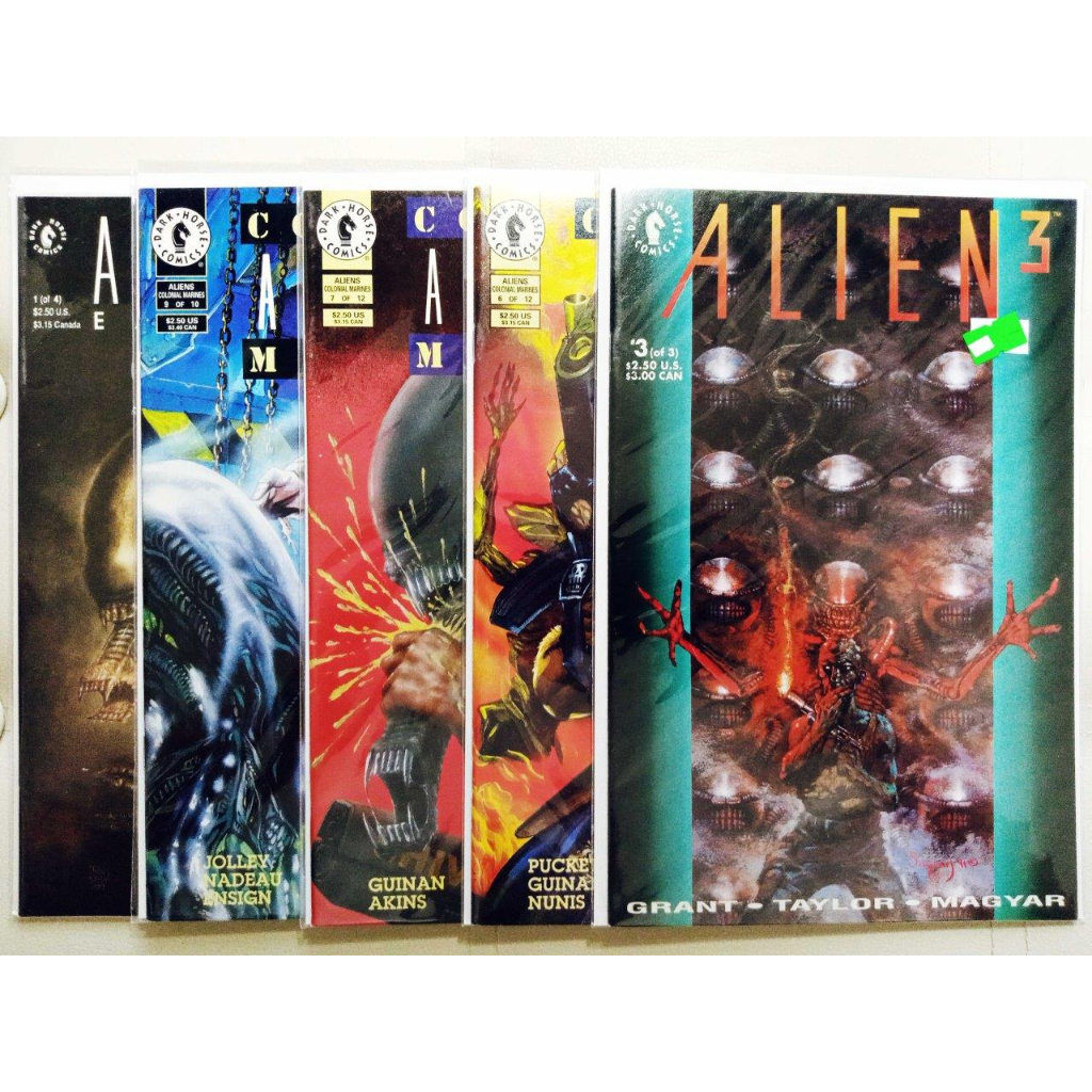 Alien 3 Movie Adaptation 3, Colonial Marines 6-9, Earth War 1 Dark ...