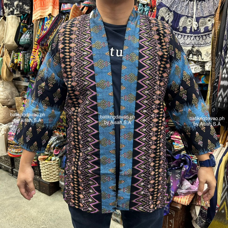 Mens Ethnic Blazer Coat Kimono / Traditional Wear / Mindanao Attire ...