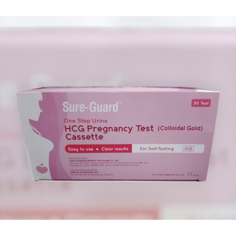 SUREGUARD Pregnancy Test Cassette 50's | Shopee Philippines