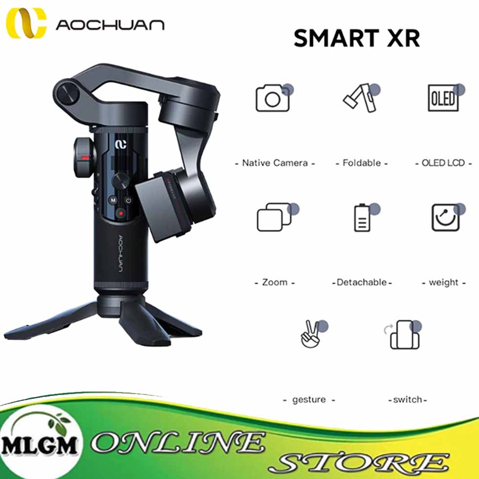 AOCHUAN Smart XR 3 Axis Gimbal Stabilizer with OLED Screen, Portable ...