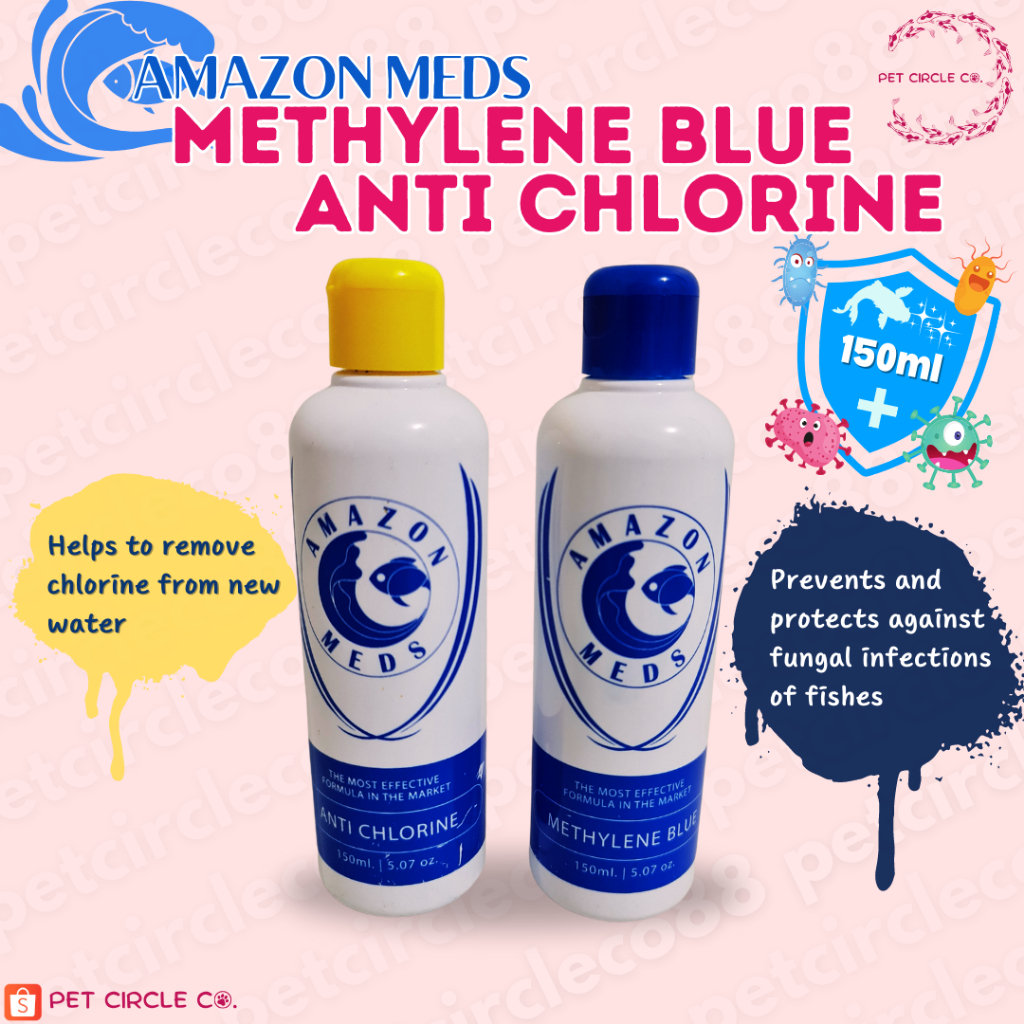 Amazon Meds Methylene Blue | Anti-Chlorine 150ml | Shopee Philippines