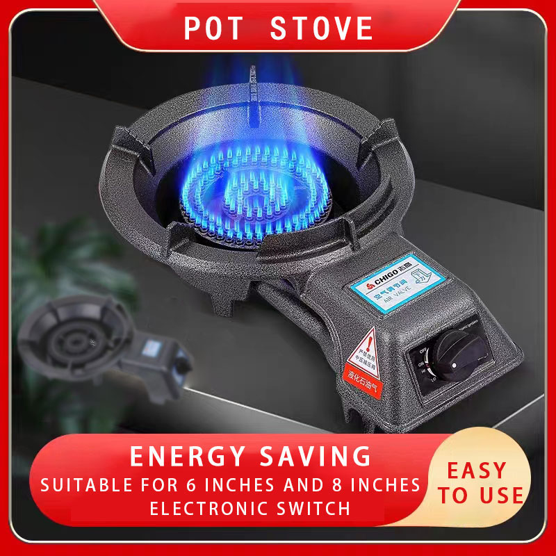 commercial Single stove black energy conservation burner Fierce fire ...