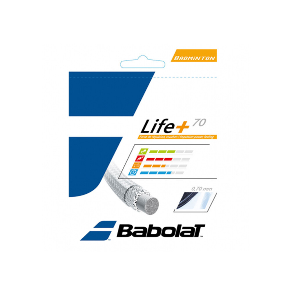 Babolat Badminton String Life Plus 0.70 Black | Shopee Philippines