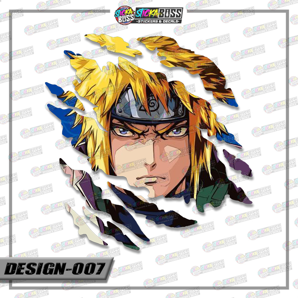 NARUTO PART 1 | ANIME SCRATCH STICKER【VINYL PRINTED】( LAMINATED ...