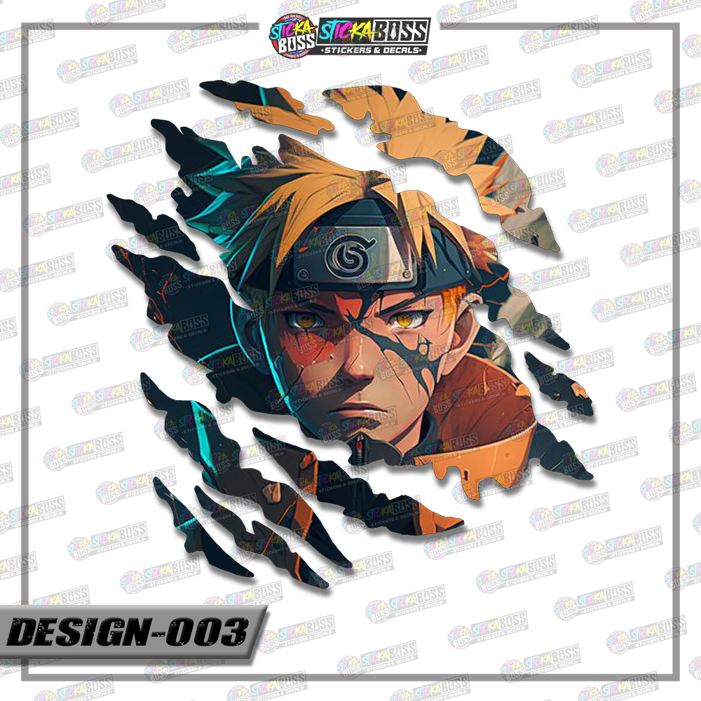 NARUTO PART 2 | ANIME SCRATCH STICKER【VINYL PRINTED】( LAMINATED ...