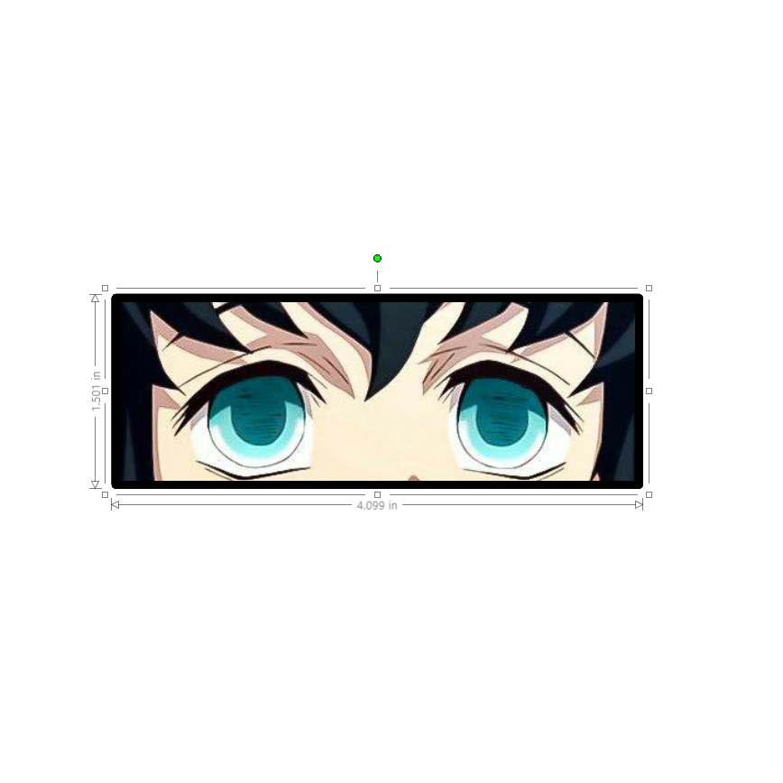 Demon Slayer Hashira Eyes Waterproof Vinyl Sticker SOLD PER PIECE ...