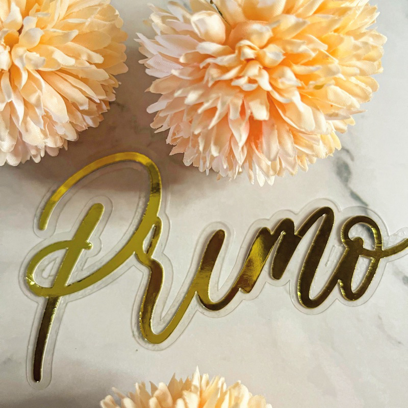 Customized Gold Name Topper | Shopee Philippines