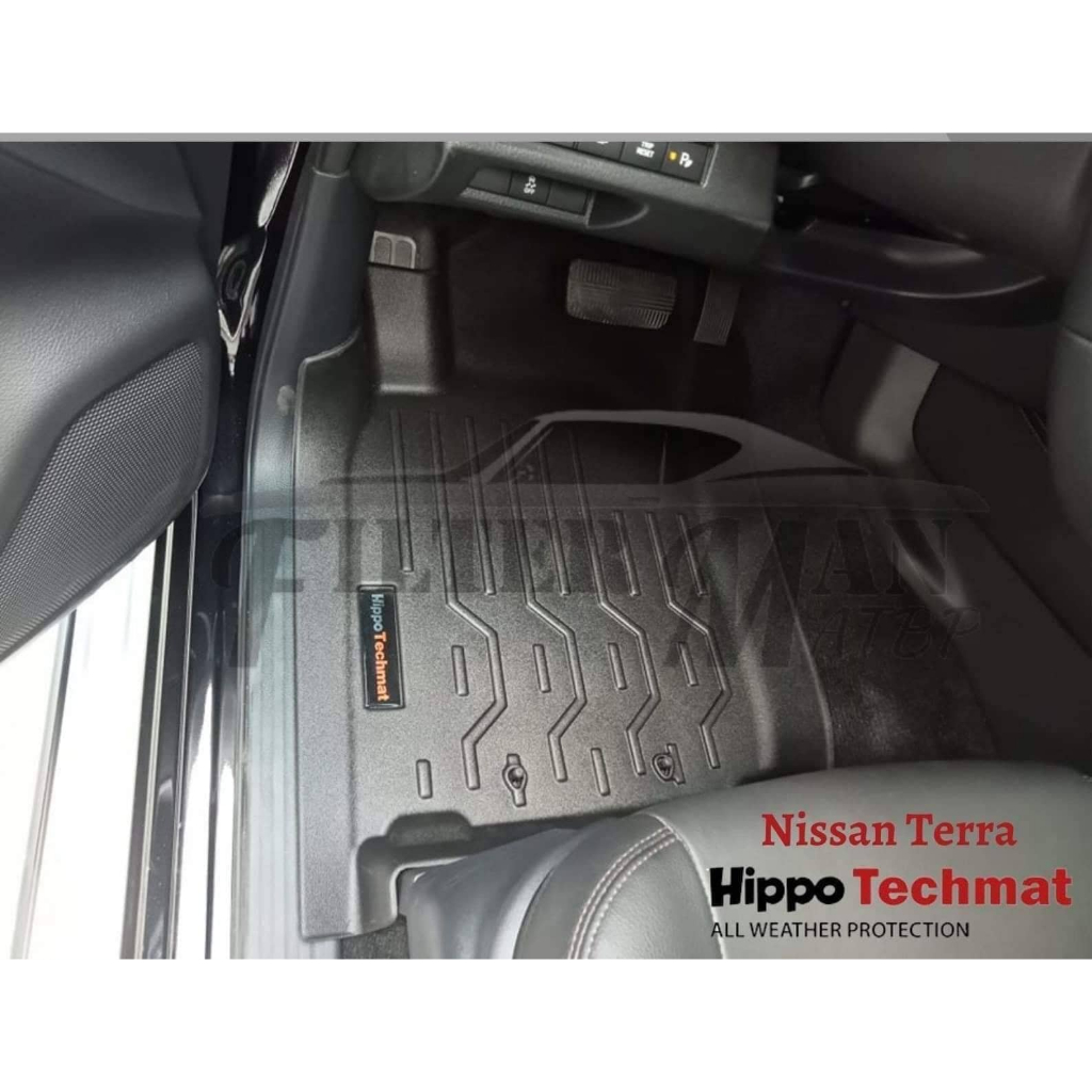 NISSAN TERRA 2018-2025 (VL,VE,EL) HIPPO TECHMAT PRO 3 ROWS WITH BASIC ...
