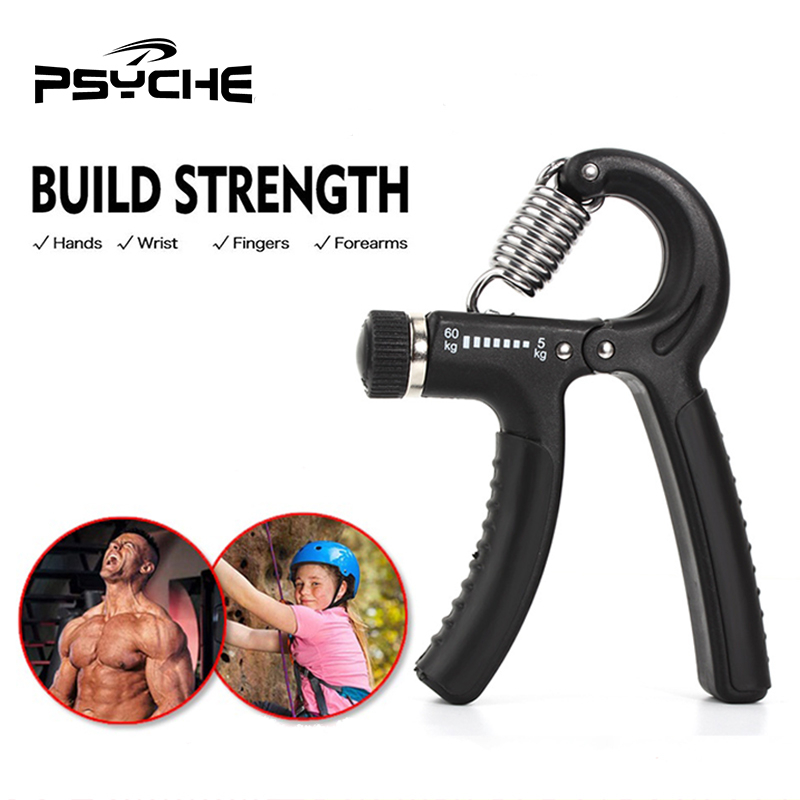 Psyche 5-60Kg Hand Gripper R-Shape Adjustable Hand Grip Strength ...