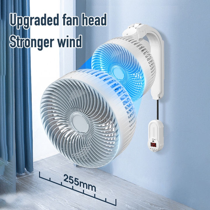 Electric Fan Wall Fan with Remote Control Wall Mounted Ceiling Fan ...