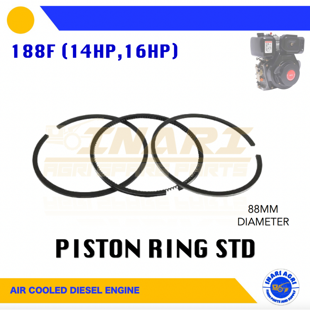 PISTON RING 188F AIR COOLED DIESEL ENGINE | Shopee Philippines