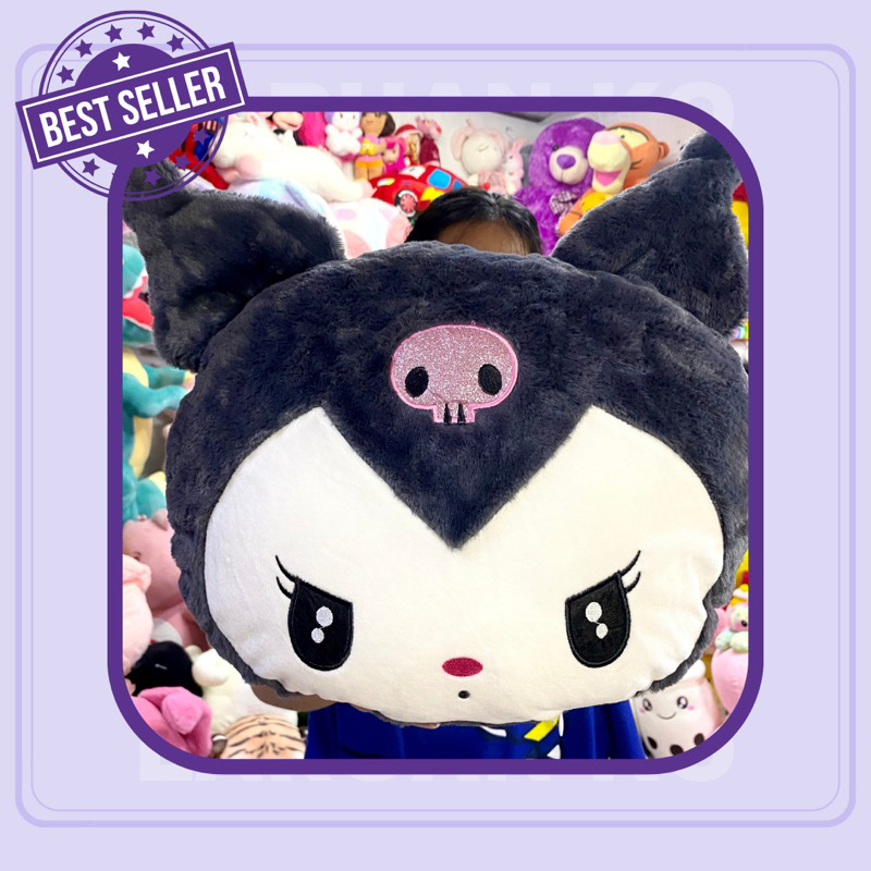 Kuromi Head Pillow Perfect Gift COD | Shopee Philippines