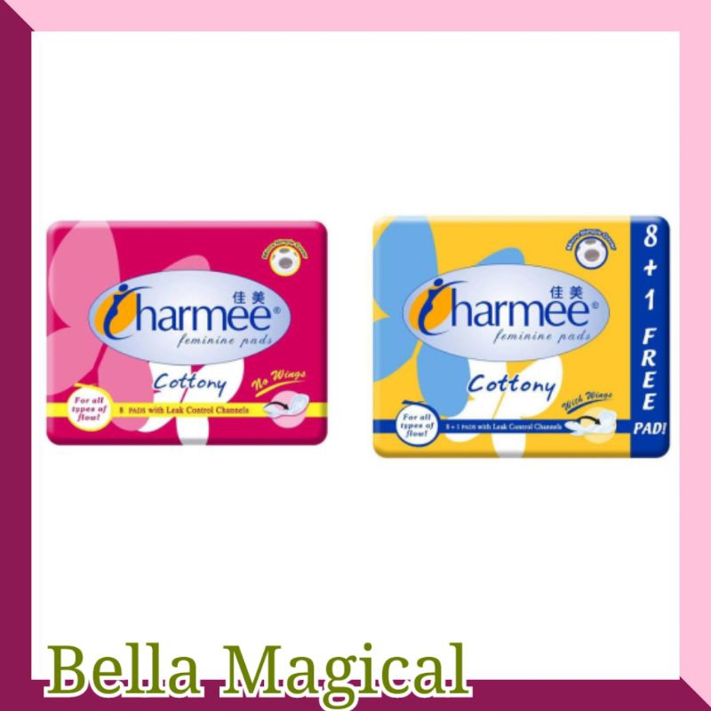 Charmee Feminine Pads ( 8 pads per pack ) | Shopee Philippines