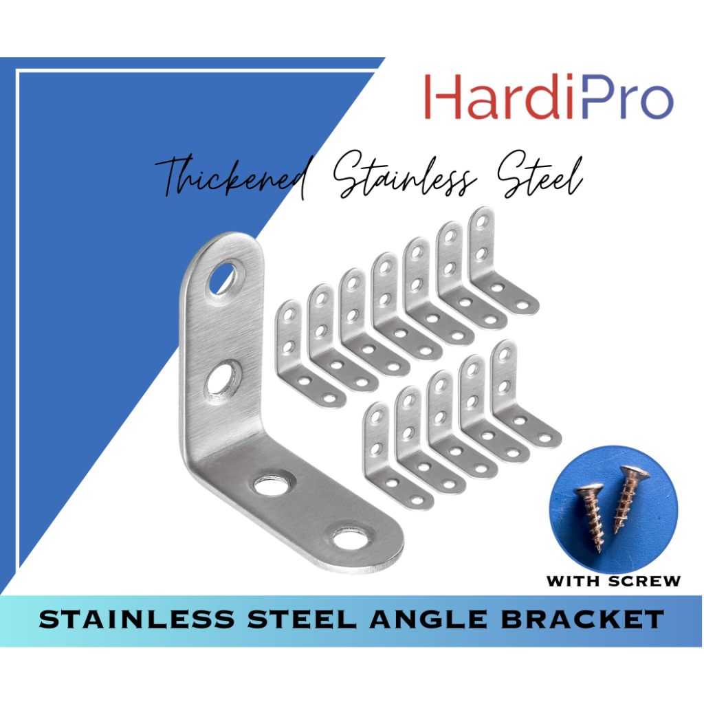 1 Set Stainless Steel Angle Bracket/ Angle Corner Bracket/ L and T ...