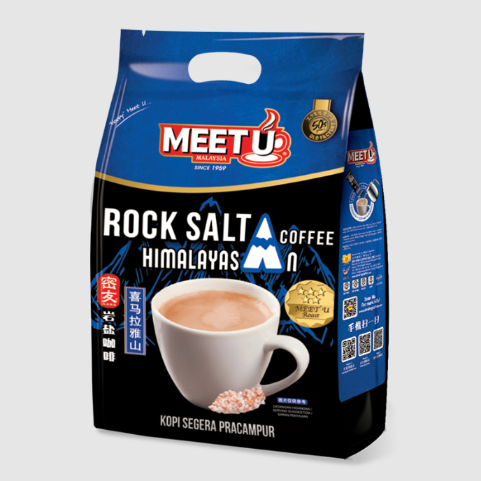Meet U Rock Salt Himalayas Coffee 10s x 16g | Shopee Philippines
