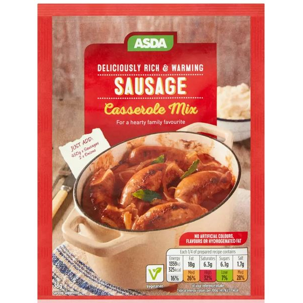 ASDA Sausage Casserole Mix 38g | Shopee Philippines