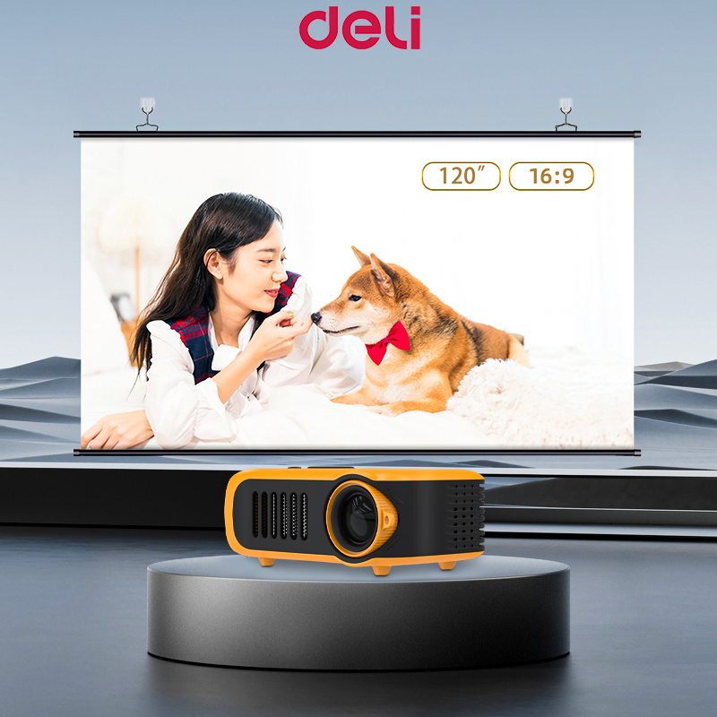 Deli Vusign 1080P Projector 120 Inch Hd Projector Screen | Shopee ...