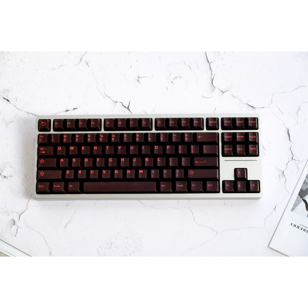 Ice Crystal RoR 121 Keys ABS Doubleshot Cherry Profile Keycaps Set for ...