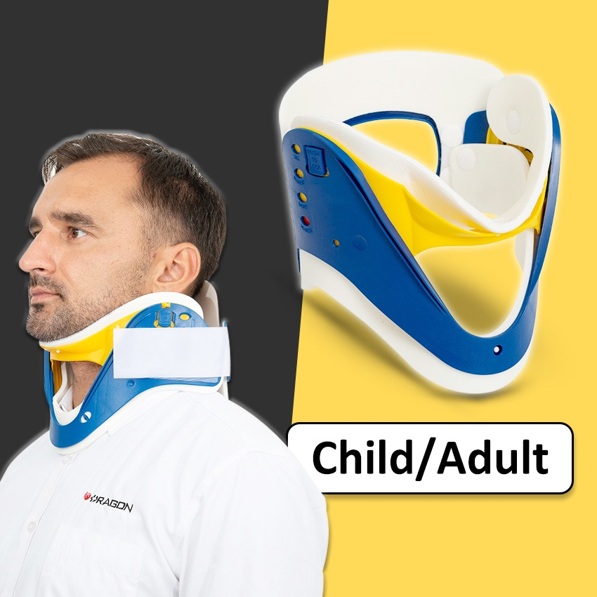 【HOT】Adults and children Breathable Neck Brace Medical Cervical Collar ...