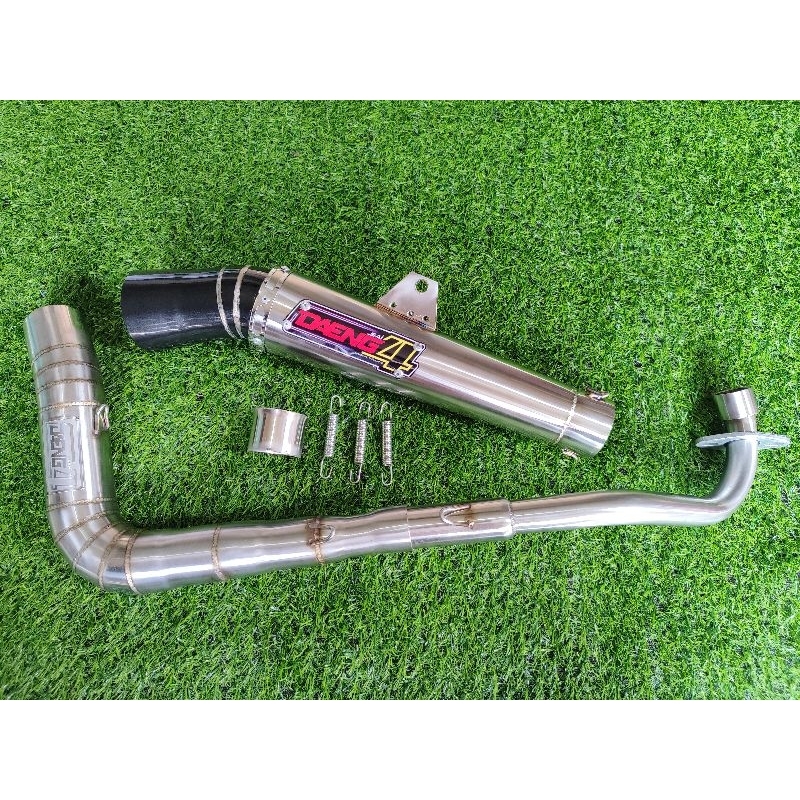 Daeng sai4 pipe for wave125/xrm125/dash ( black ) | Shopee Philippines