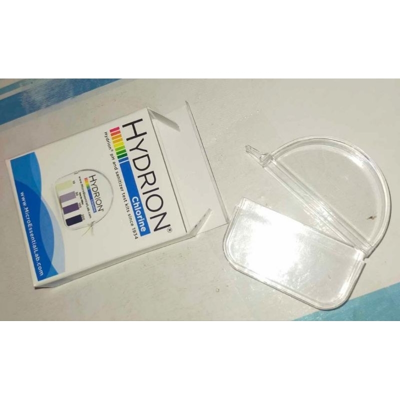 Hydrion Chlorine Test Strip CONTAINER and BOX only | Shopee Philippines