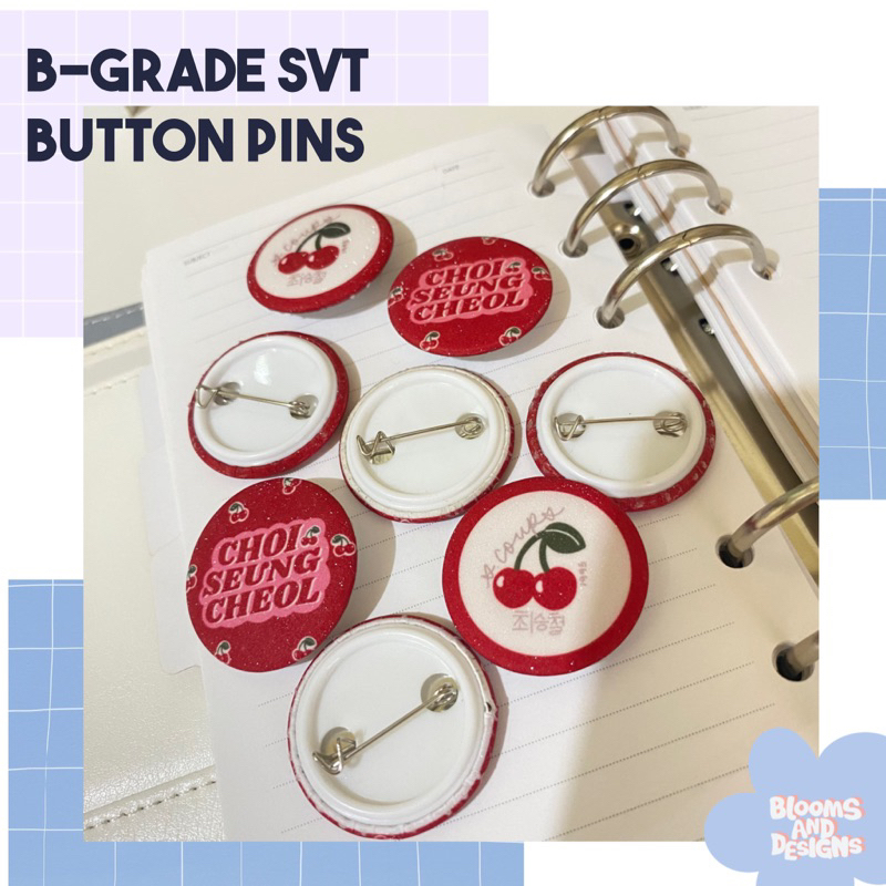 B-Grade Seventeen Button Pins | Shopee Philippines