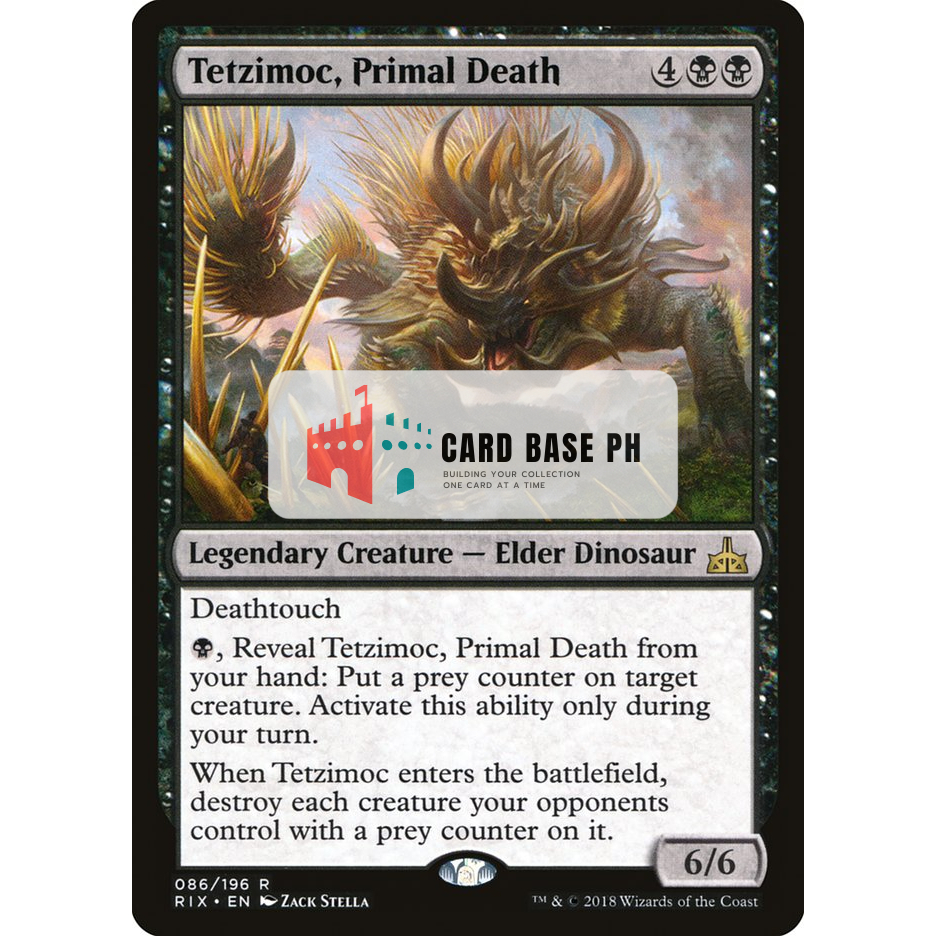 Tetzimoc, Primal Death - Magic the Gathering Trading Card | Shopee ...