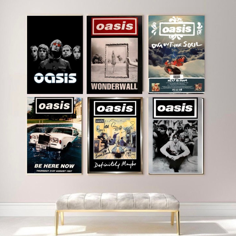 oasis wonderwall poster room wall decoration | Shopee Philippines