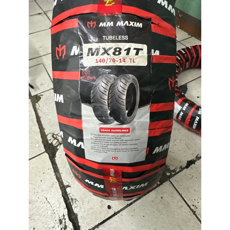 MAXIM MAXIMUS TIRE NMAX AEROX TUBELESS | Shopee Philippines