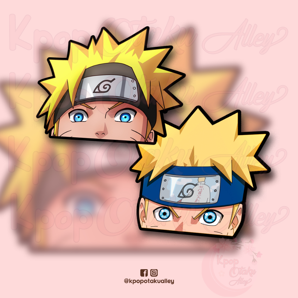 Naruto Uzumaki Peeker Sticker | Kpop Otaku Alley Stickers | Shopee ...