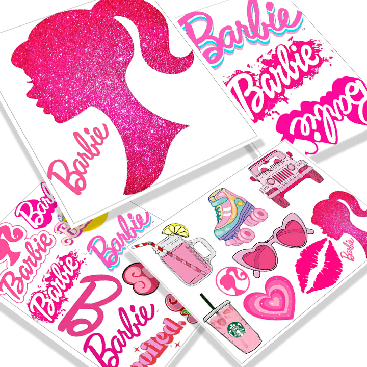 IRON ON - BARBIE Designs vol.1 A4 Size Patches Ready to Press Digital ...